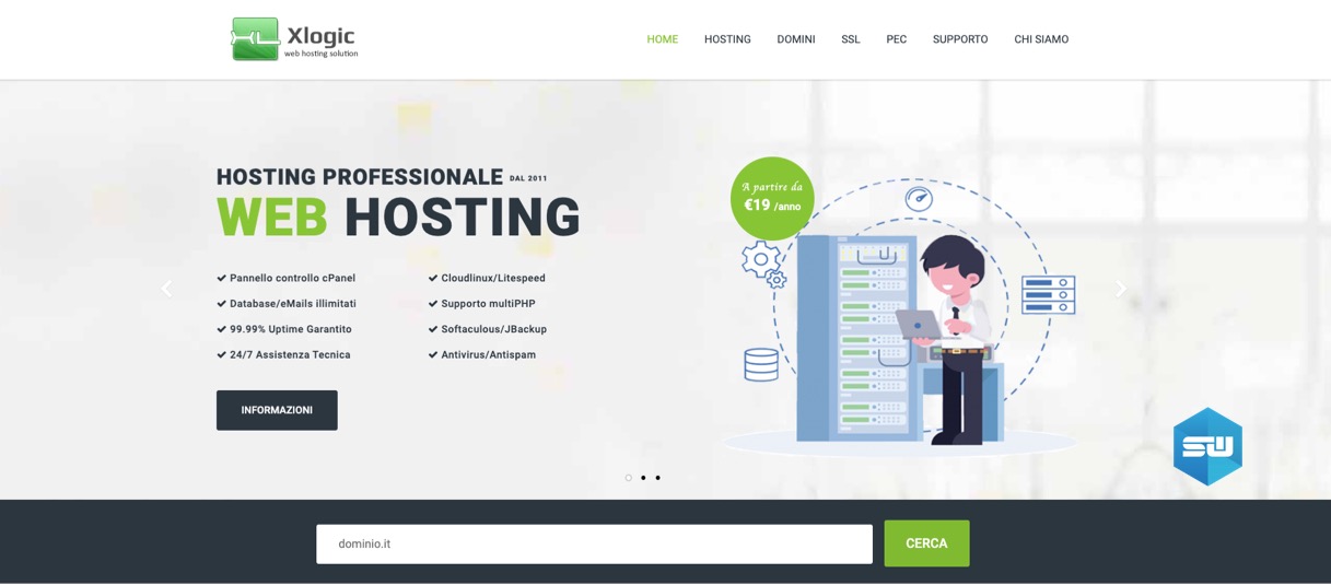 Xlogic: Hosting WordPress Italiano (Recensione)